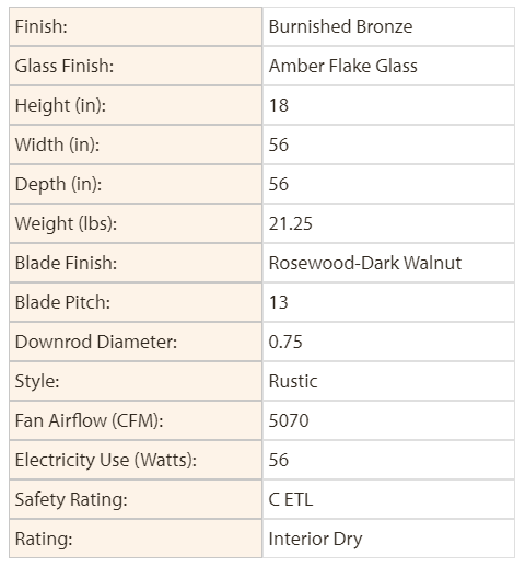 Yellowstone 56" Ceiling Fan – Rusty Moose Marketplace